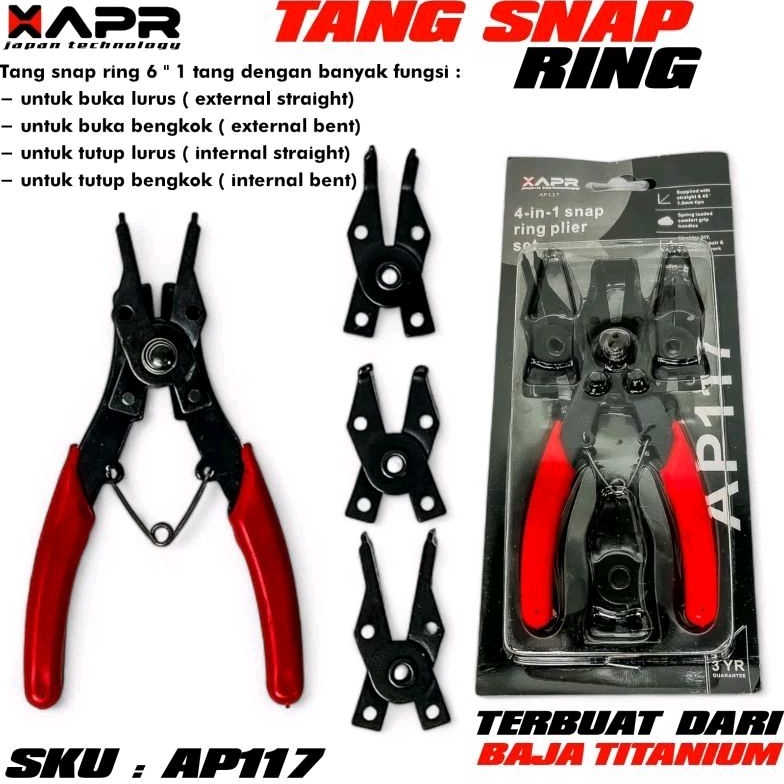 Jual AP117 APR TANG SNAP RING RAJA nya tang 4in1 bisa untuk semua jenis ...