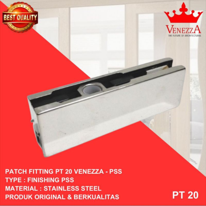 Jual Patch fitting PT 20 Penjepit Pintu Kaca Bagian Atas Stainless Steel | Shopee Indonesia