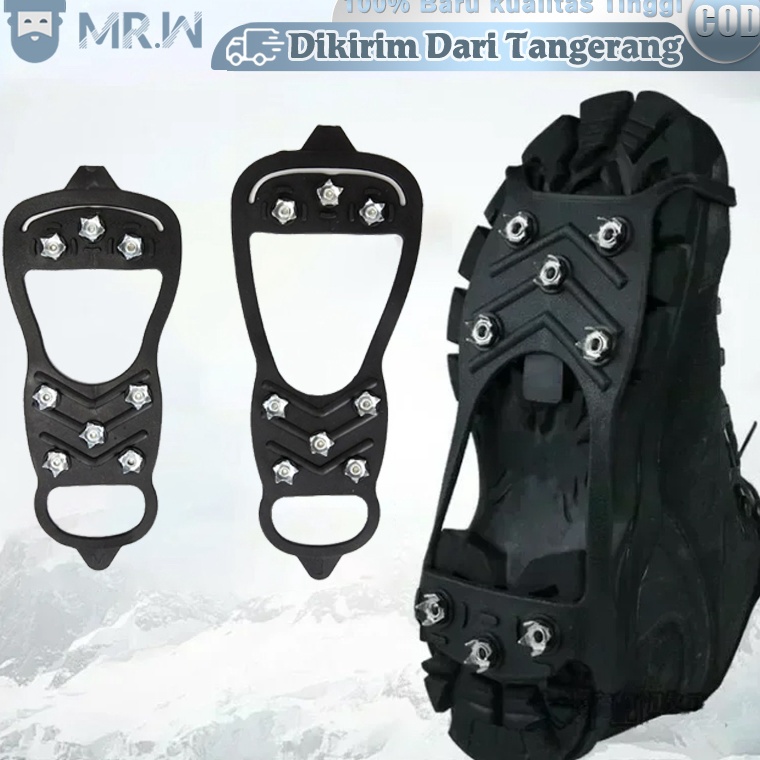 Jual Special Pr 2pcs Alas Sepatu Mendaki Alas Sepatu Paku Anti Slip 8 ...