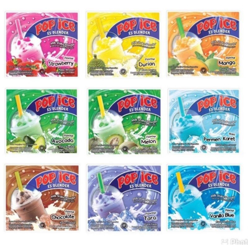 Jual Pop Ice Rasa 1 Renceng ( 10pcs x 23gr) | Shopee Indonesia