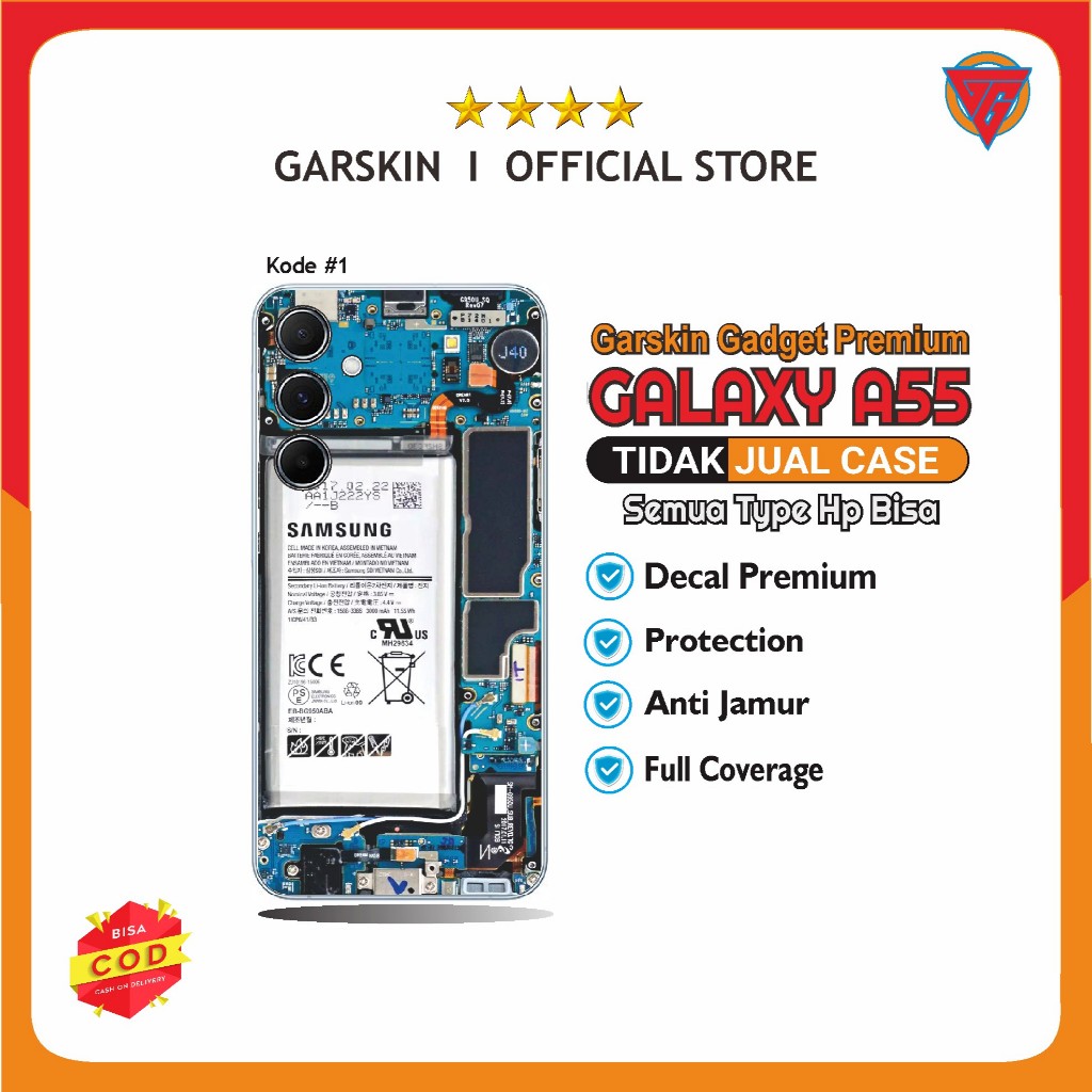 Jual Garskin Galaxy A55 Skin Anti Jamur Motif Maindboard isi 2 item ...
