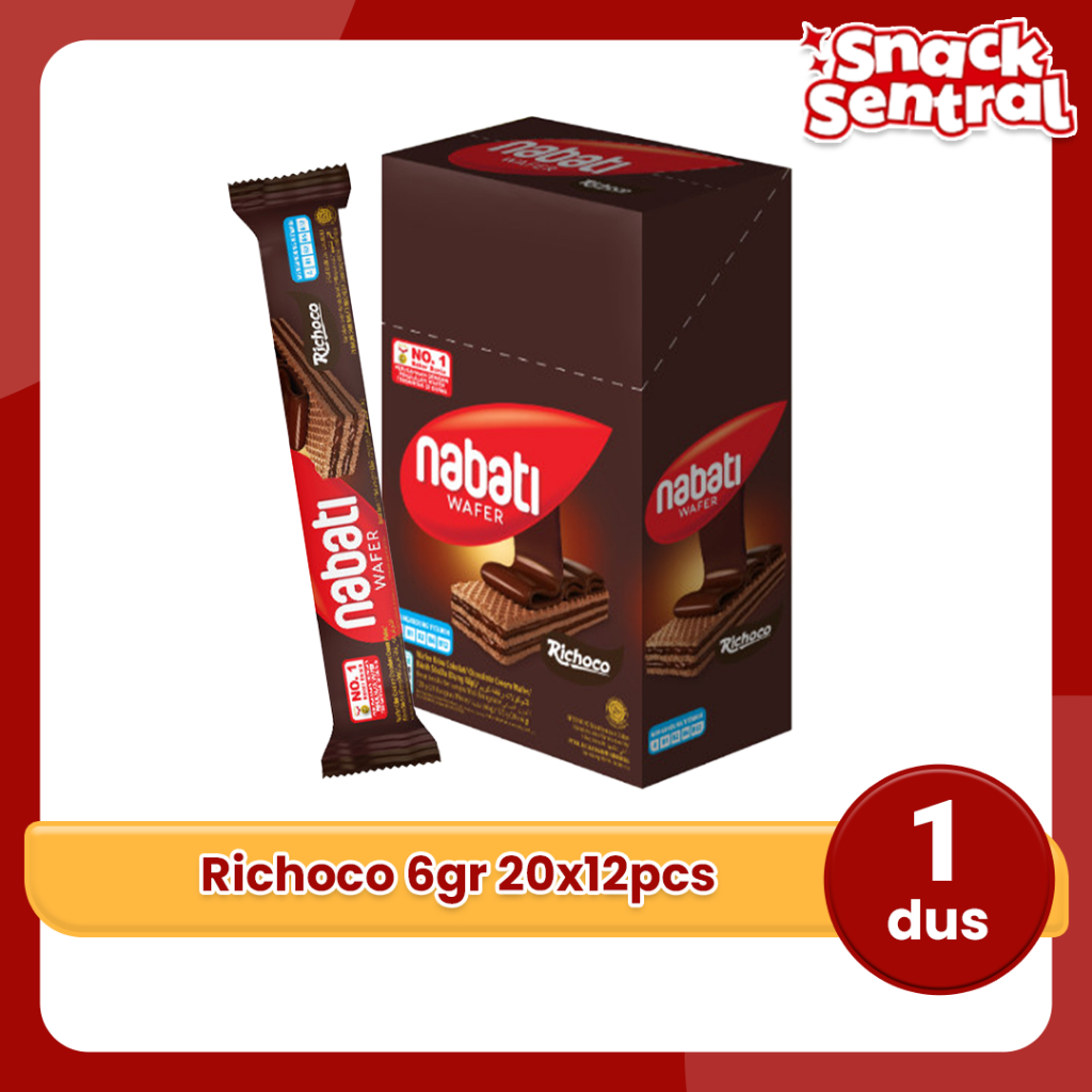 Jual Nabati Wafer 6gr 20x12pcs @1 Dus | Shopee Indonesia
