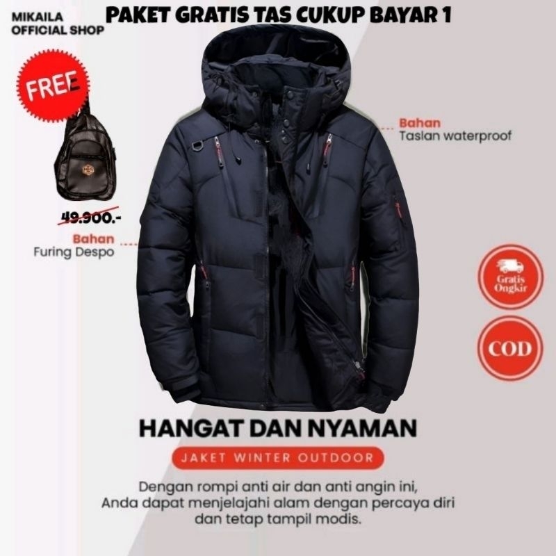 Jual Pakaian Jaket Baju Hangat Waterproof Windproof Winter Outdoor ...