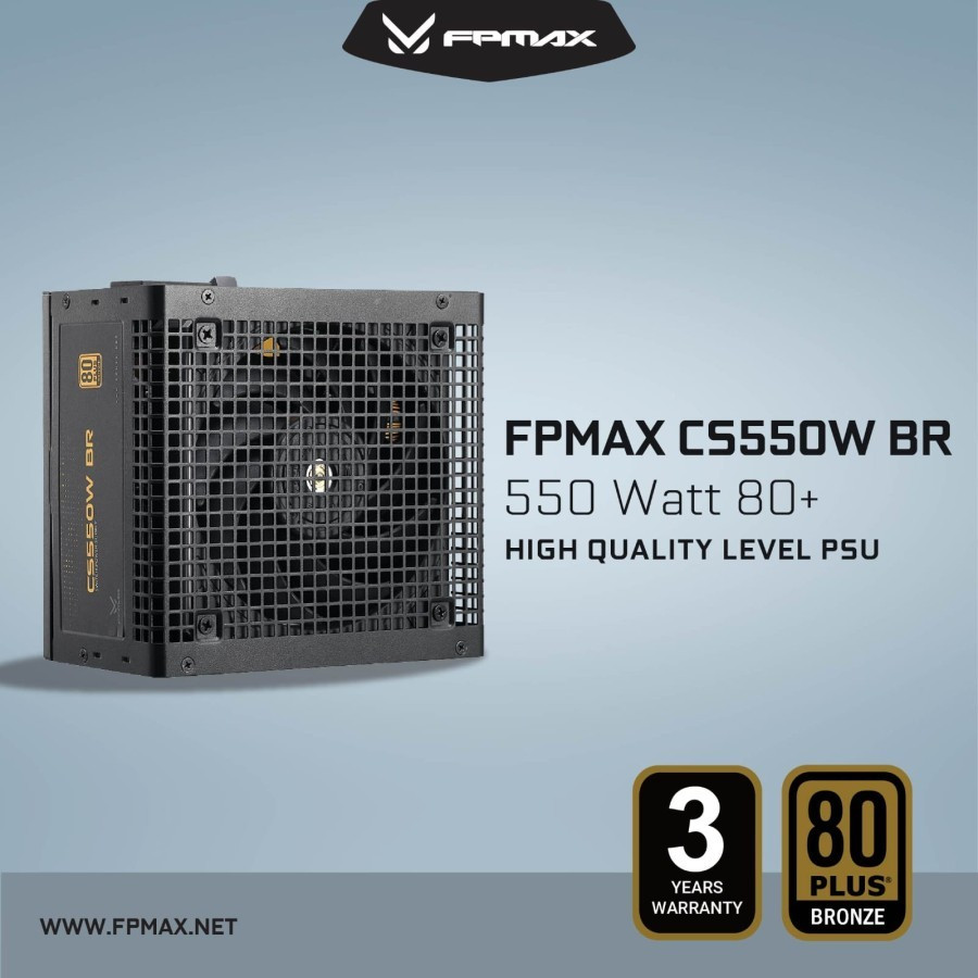 Jual Power Supply FPMAX CS750W CS650W CS550W - PCIE5 80+ Bronze Full ...