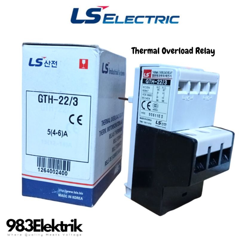 Jual Thermal Overload Relay type GTH , MT merk LS Electric | Shopee ...
