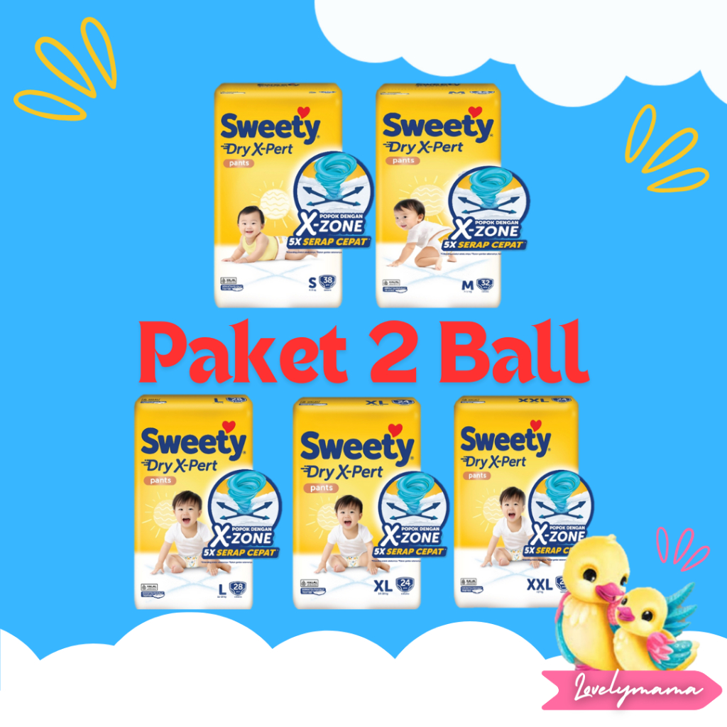 Jual Paket Sweety bronze Perekat NBS44 M40 dry x-pert celana S38 M32 ...