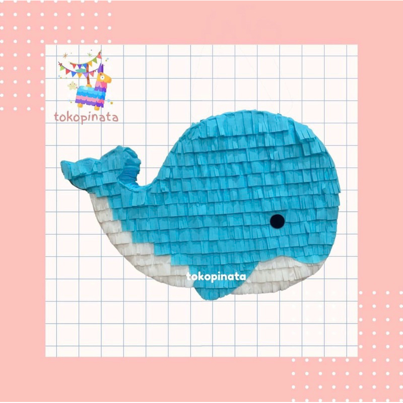 Jual Pinata Whale / Pinata Pukul Hiu / Pinata Ikan Hiu | Shopee Indonesia