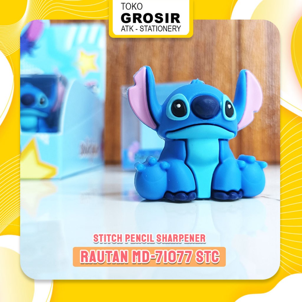 Jual Stitch DISNEYYY SANRIO Rautan / Pencil Sharpener MD-71077 STC ...