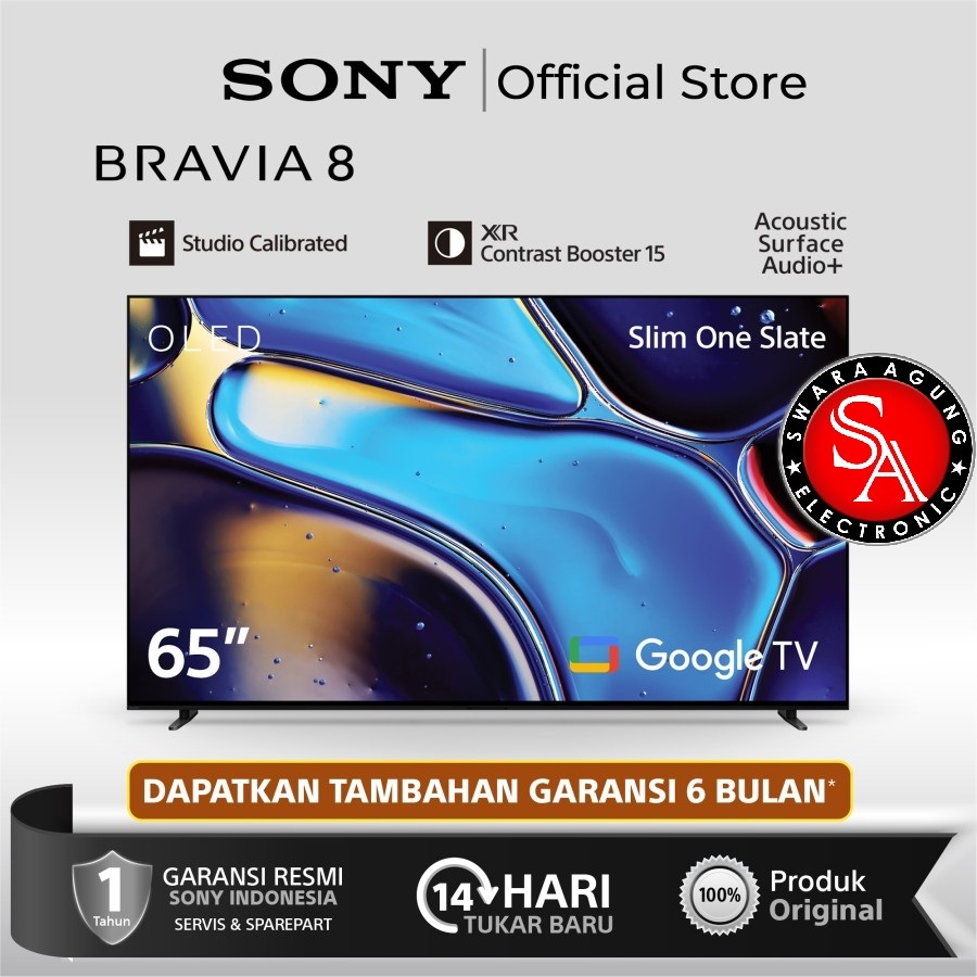 Jual OLED UHD 4K Google TV 65 Inch SONY Type : 65XR80 - HRD10+ Garansi ...