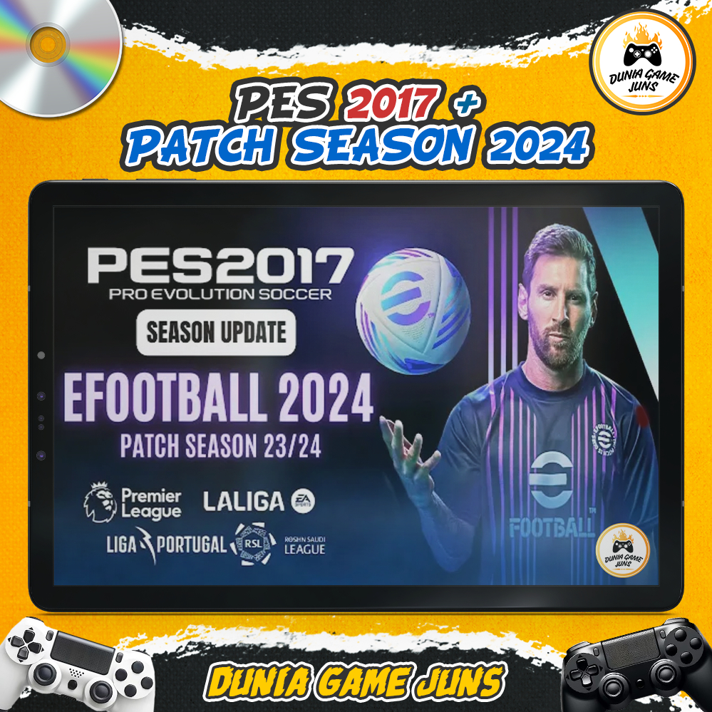 Jual PES 2017 PATCH SEASON 2024 | Pro Evolution Soccer 2017 | CD/DVD ...