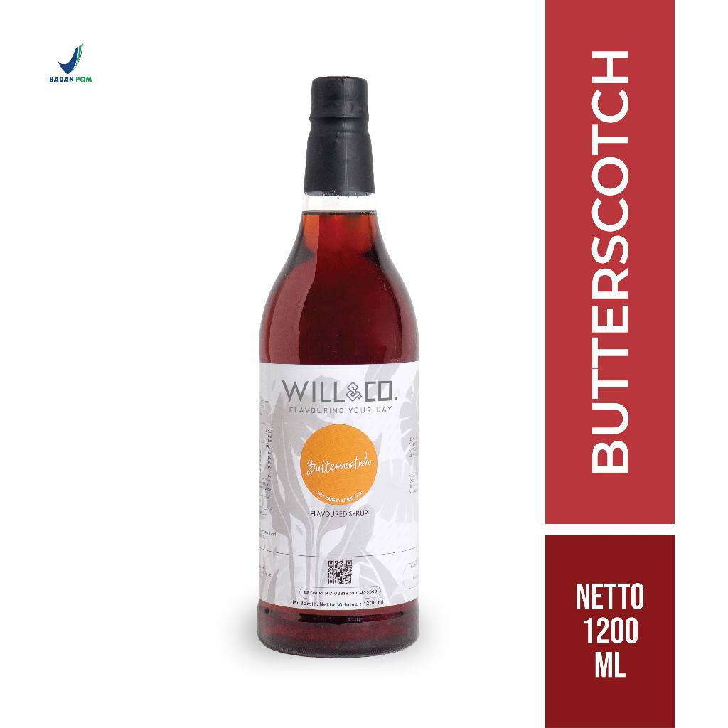 Jual Will&co Sirup Butterscotch 1,2Liter - Butterscotch Syrup | Shopee ...