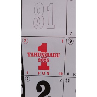 Jual Kalender ukuran 2025 JUMBO komplit 44 x 64 | Shopee Indonesia