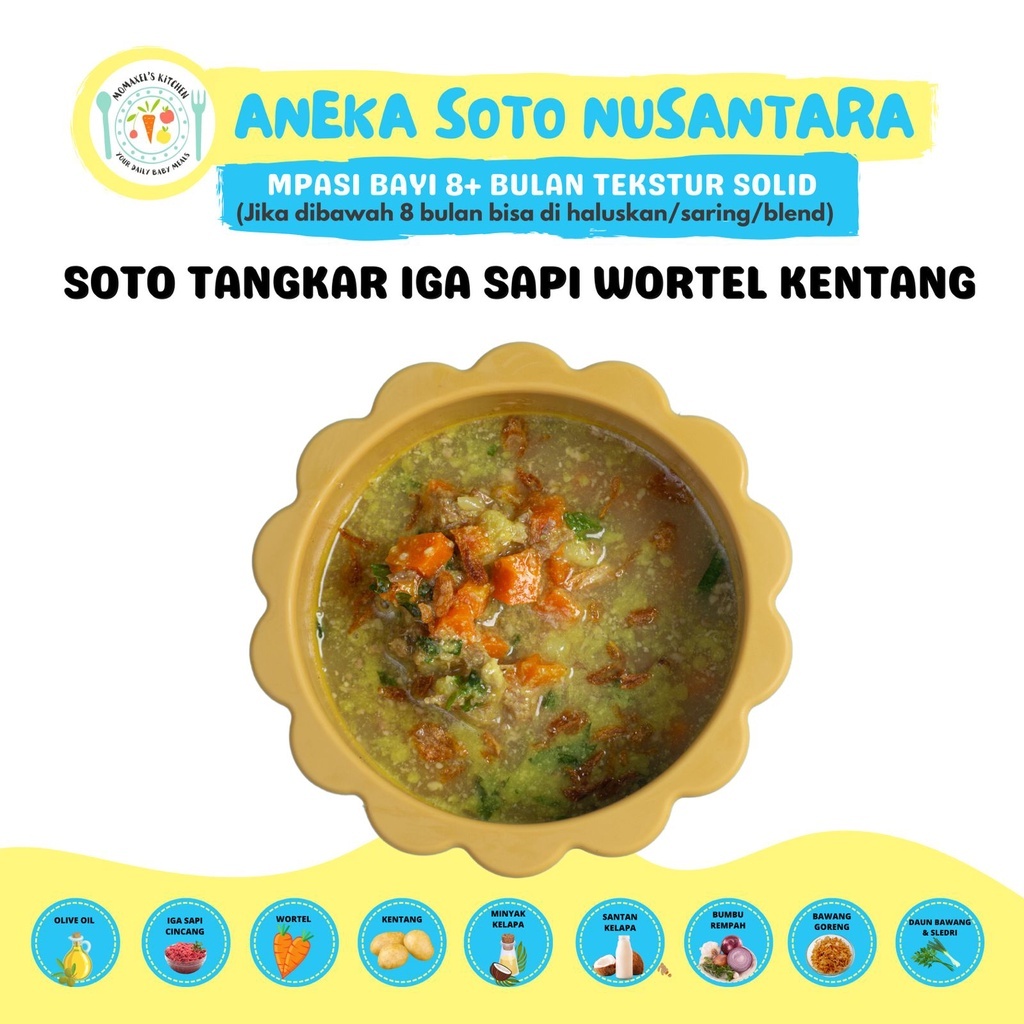 Jual SOTO TANGKAR IGA SAPI WORTEL KENTANG (MPASI FROZEN) | Shopee Indonesia
