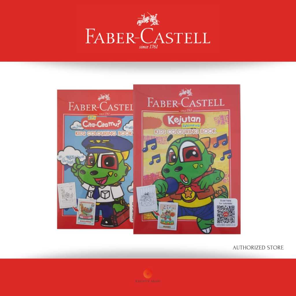 Jual Faber-Castell Kids Colouring Book | Shopee Indonesia