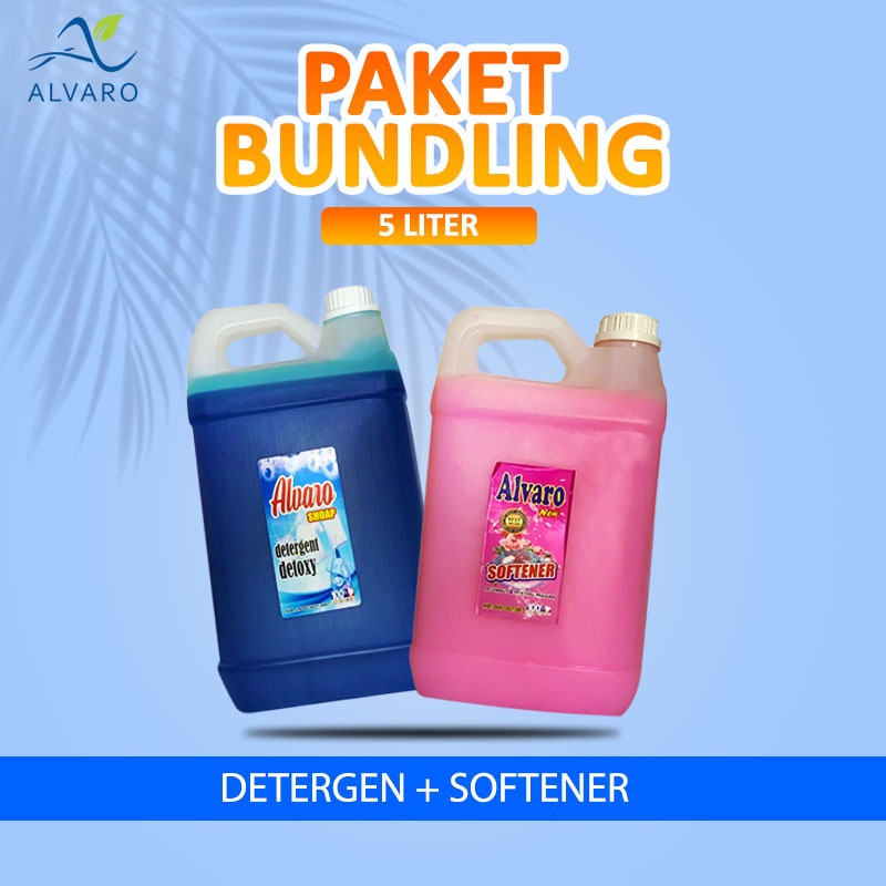 Jual Alvaro Paket Murah Sabun Cuci Pakaian Deterjen Cair Liquid ...