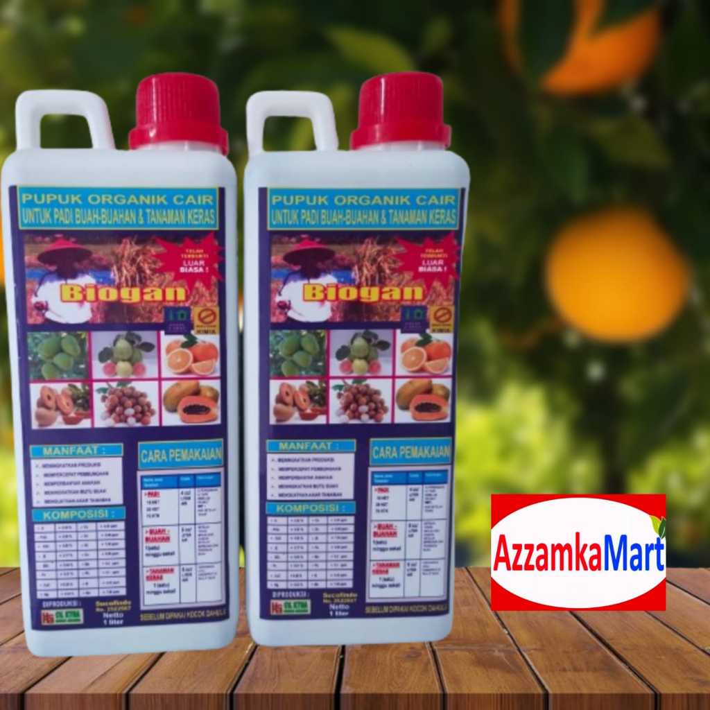 Jual Pupuk Organik Cair POC BIOGAN Pupuk Untuk Menyuburkan Tanaman Klengkeng Mangga Duren Jeruk ...