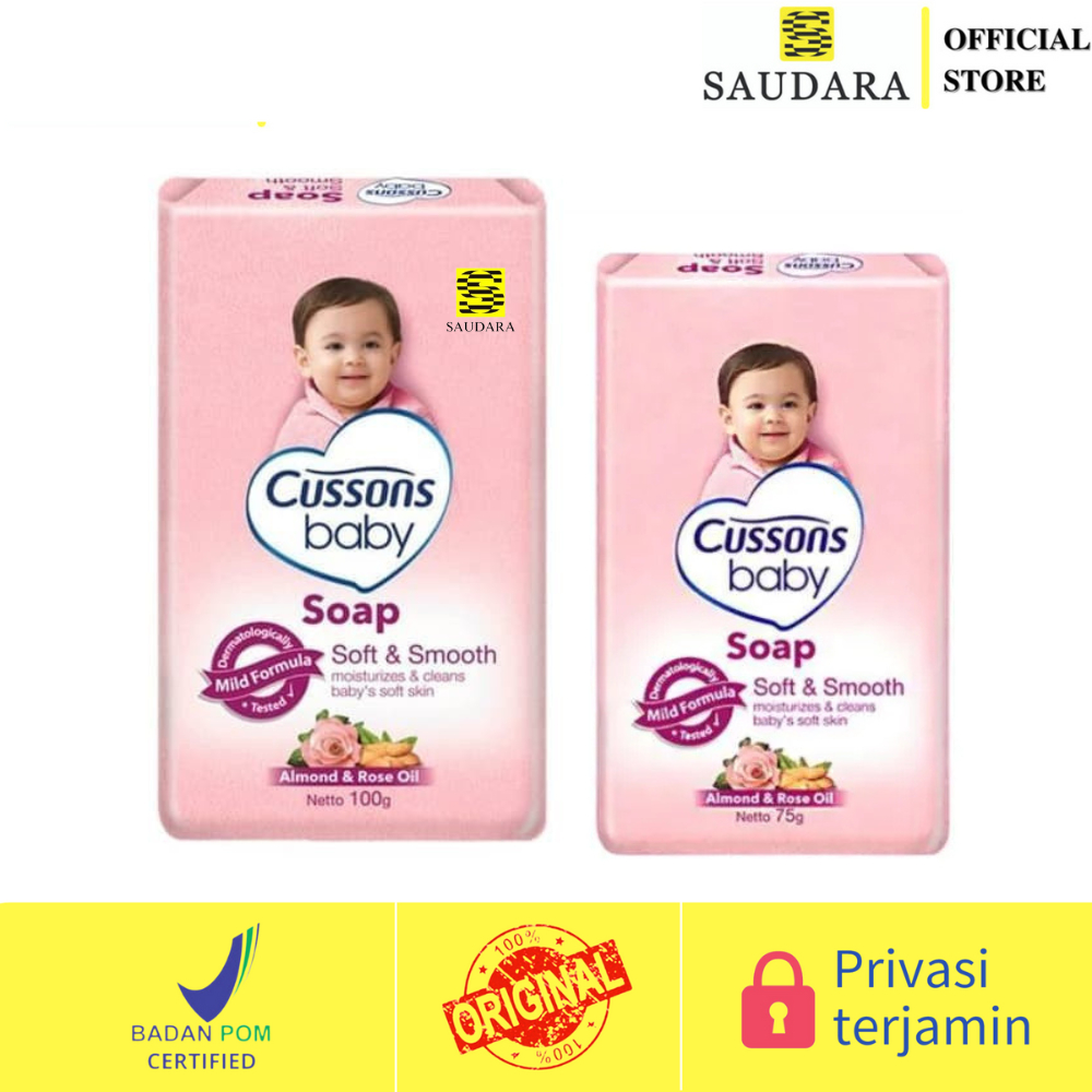 Jual Cussons Baby Soap Soft & Smooth 60 Gr, 85 Gr | Shopee Indonesia