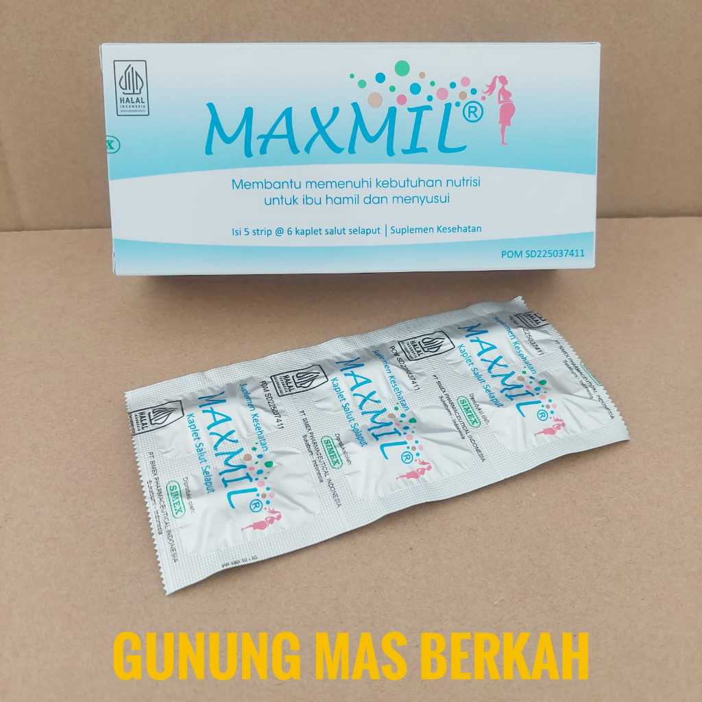 Jual MAXMIL maxmil Maxmil - Multivitamin dan nutrisi untuk ibu hamil dan menyusui | Shopee Indonesia