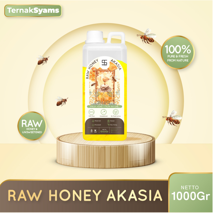 Jual Ternak Syams - Madu Asli Murni Akasia Syams Honey 1 Kg Organik ...