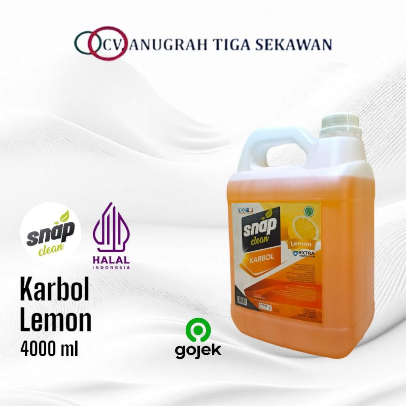 Jual Snap Clean Karbol aroma Lemon Anti Bacterial | Shopee Indonesia