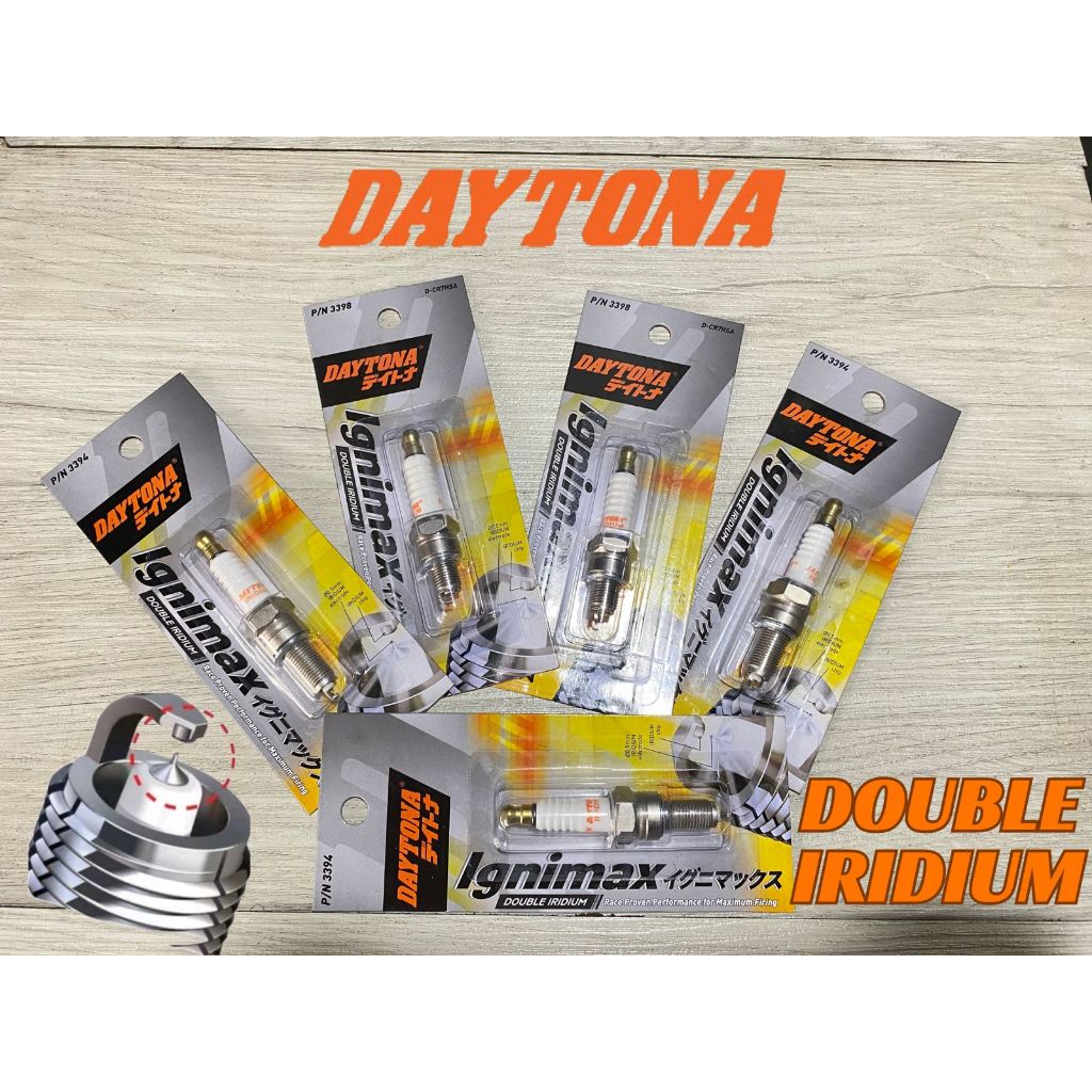Jual BUSI DOUBLE IRIDIUM DAYTONA. VARIO, BEAT, GENIO, PCX, ADV, NMAX ...