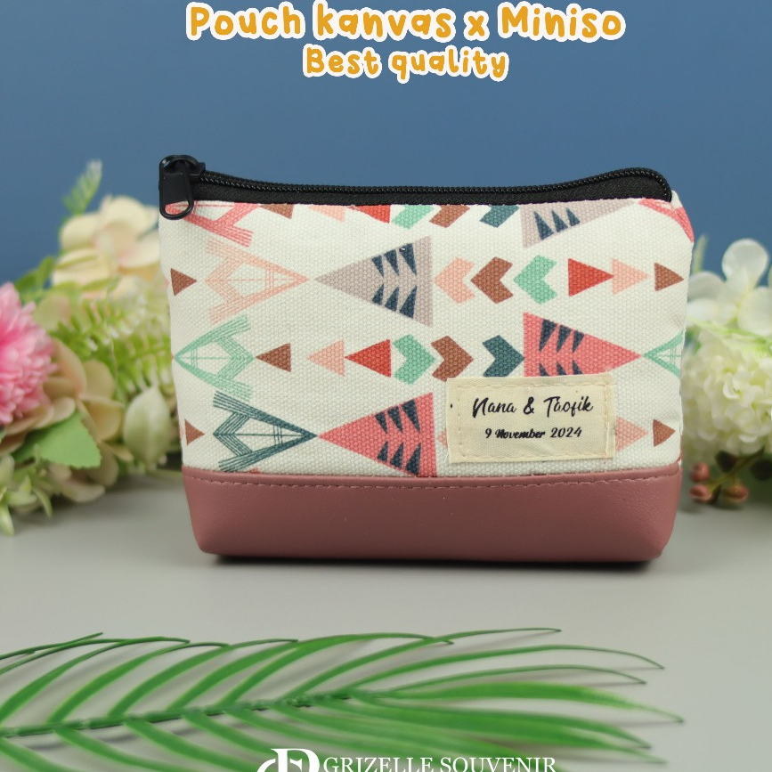 Jual Pouch Miniso x Kanvas Tropical Kemas Mika | Shopee Indonesia