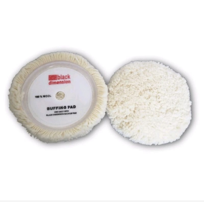 Jual Black Dimension Wool Pad Hookit (Velcro) 5" putih dan 8" putih dan ...