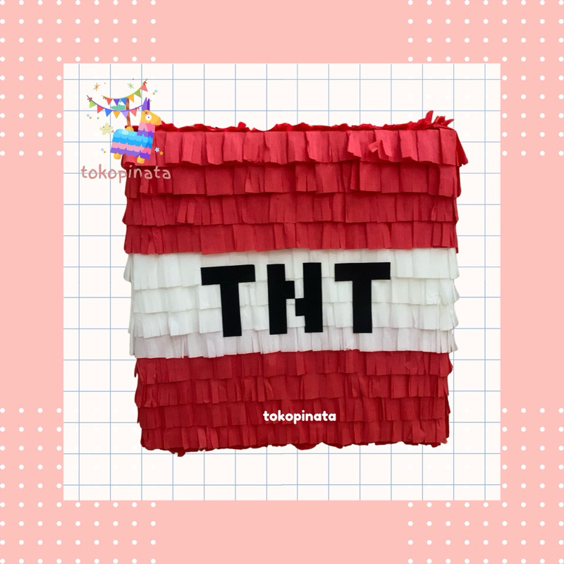 Jual Pinata Tnt Minecraft 2D / Pinata Minecraft Tnt / Pinata Karakter ...