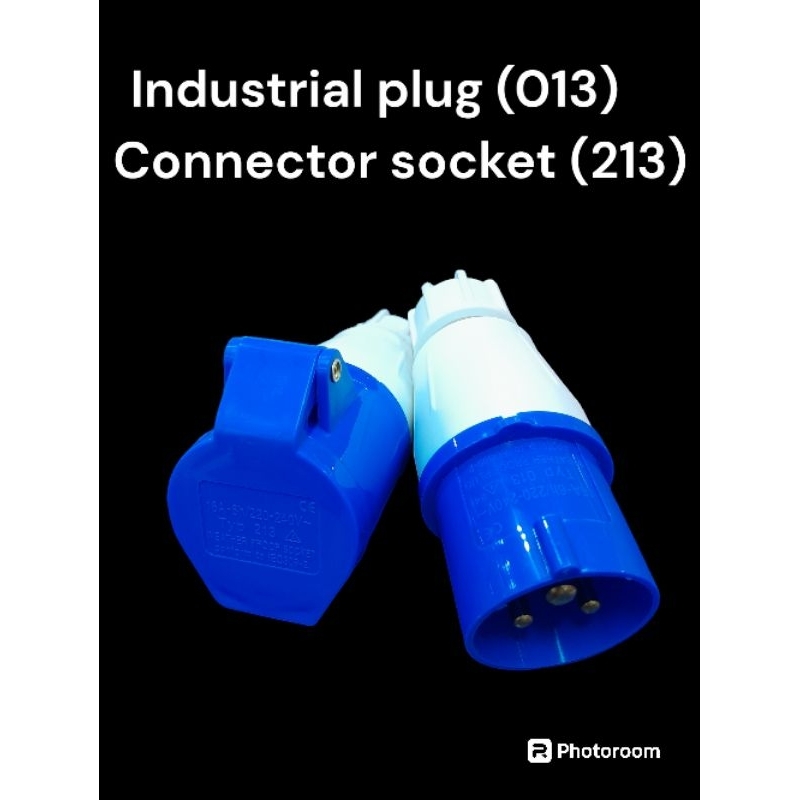Jual Wan Dao - 1SET - SEPASANG SOKET FEMALE+MALE 3PIN 16A INDUSTRIAL ...