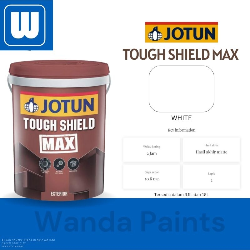 Jual JOTUN TOUGH SHIELD MAX White Putih (18 Liter) | Shopee Indonesia