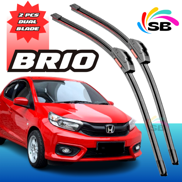 Jual Wiper Brio 2016 Double Karet Frameless Wiper Brio 2019 Dua Karet