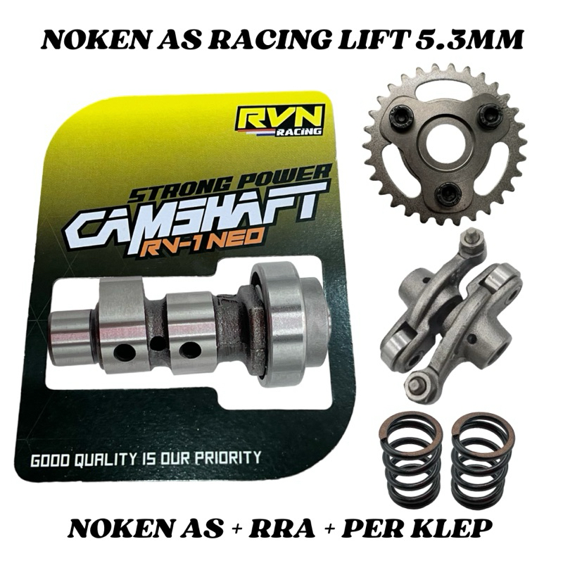Jual PAKET NOKEN AS CAM RVN RACING RRA JUPITER Z VEGA R CRYPTON PLUS ...