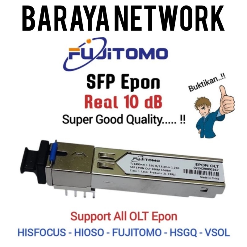 Jual SFP EPON Fujitomo 10 dB | Shopee Indonesia