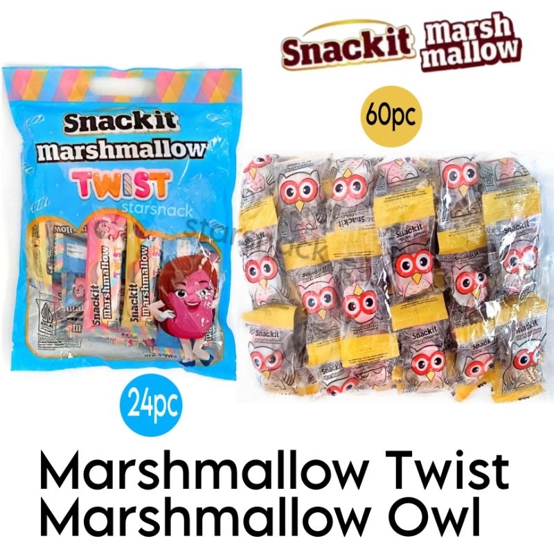 Jual Snack it marshmallow twist owl | Shopee Indonesia