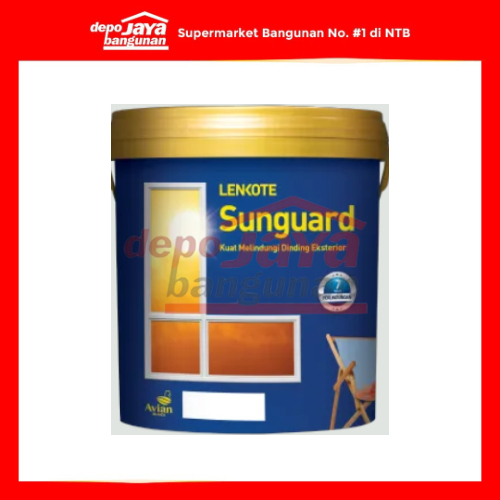 Jual Lenkote sunguard acrylic emulsion cat tembok super white 20 kg ...