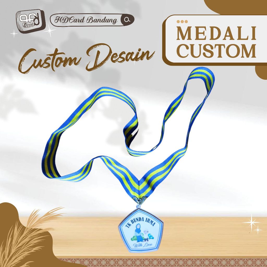 Jual Medali Wisuda Medali Kelulusan Akrilik Custom Desain | Shopee ...