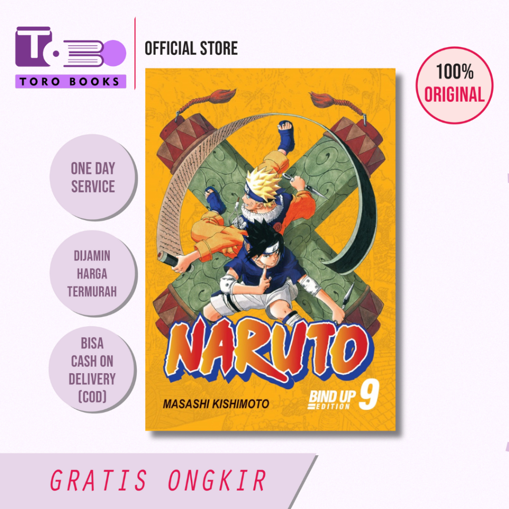Jual Komik Seri : Naruto Bind Up Edition 09 -MASASHI KISHIMOTO | Shopee Indonesia