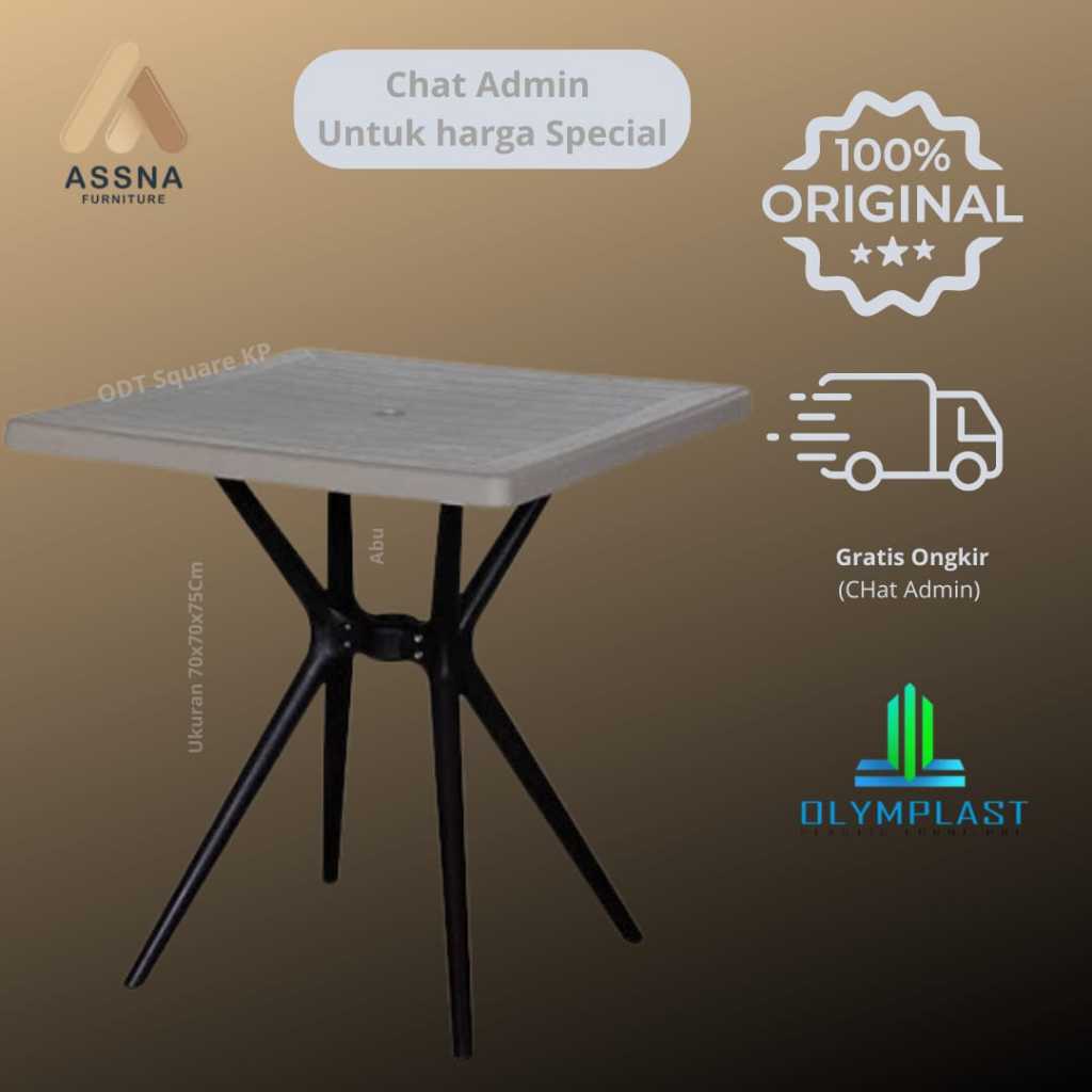Jual Meja Tamu Meja Kopi Coffe Teras Table Plastik Olymplast ODT Square ...