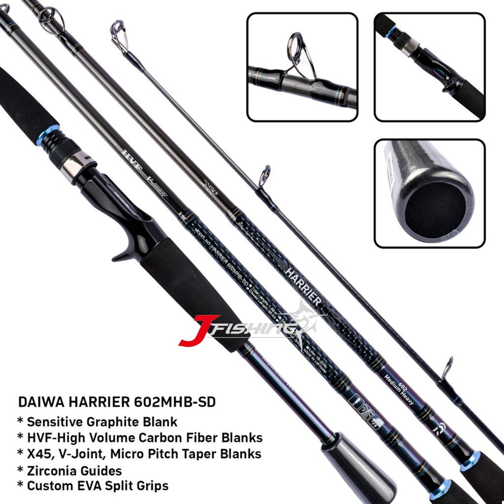 Jual Joran BC DAIWA Harrier | 602MB 602MHB 662MHB | Casting | BC | Toman Gabus | Alat Pancing ...