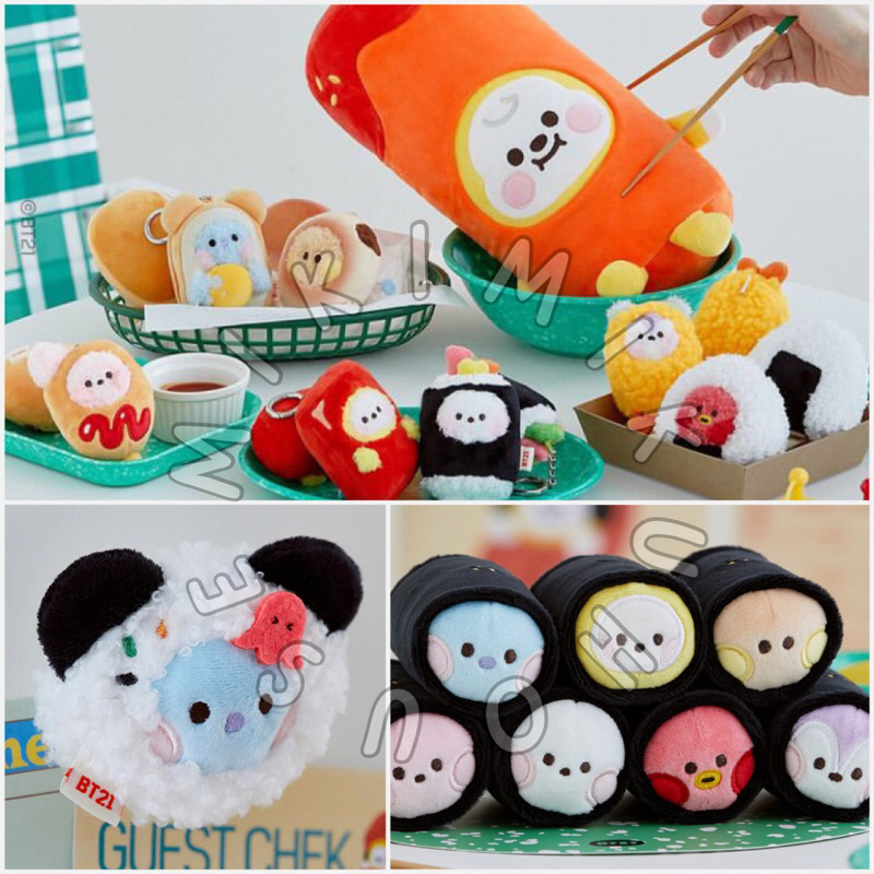 Jual BT21 KOREAN FOODS MININI BUNSIK JAJANAN MAKANAN KOREA BT21 PLUSH ...