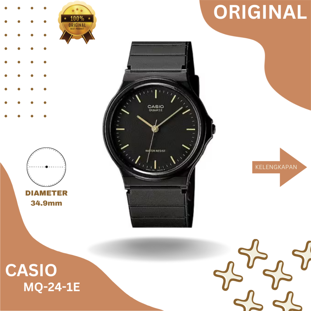 Jual JAM TANGAN CASIO MQ 24 1E ORIGINAL GARANSI | Shopee Indonesia