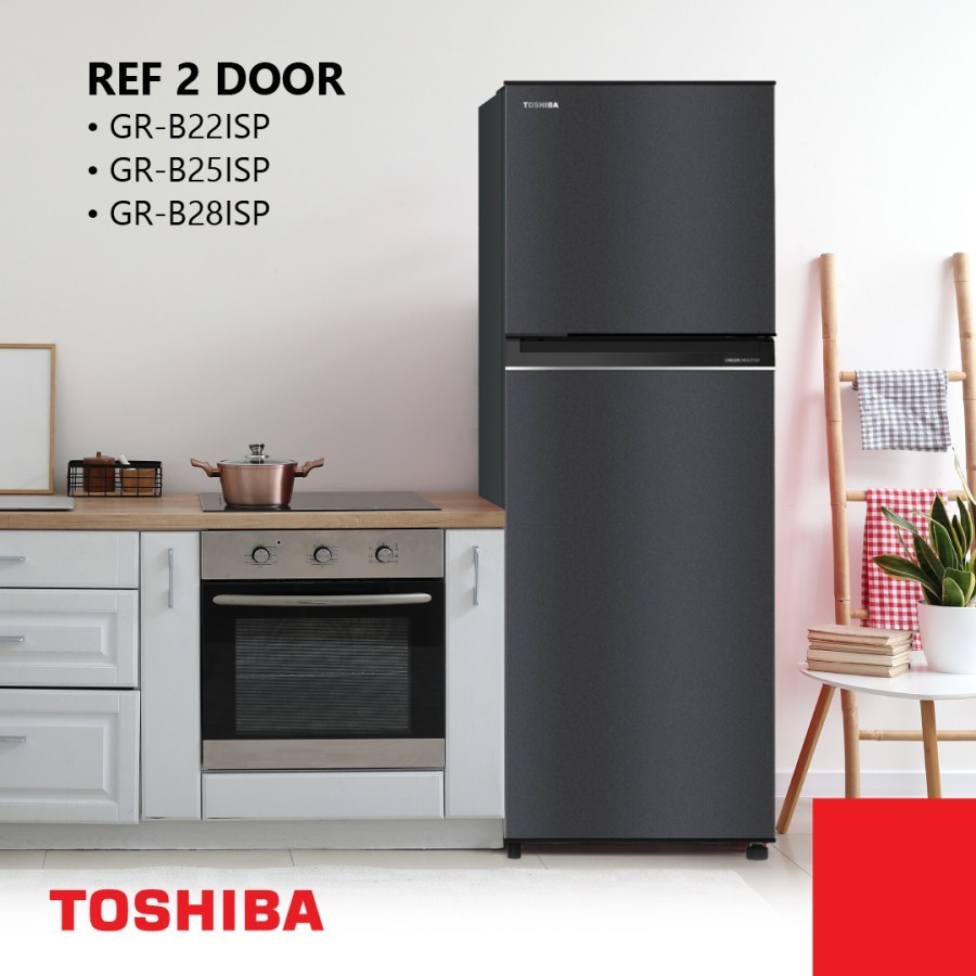Jual TOSHIBA Kulkas 2 Pintu GR-B25ISP Kapasitas 190L - Non-Inverter BATAM | Shopee Indonesia