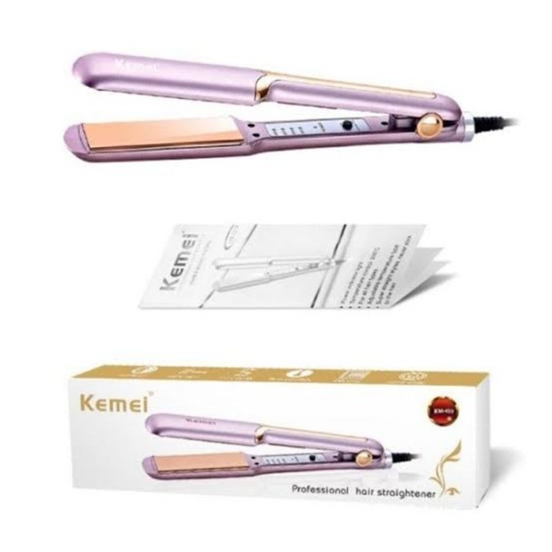 Jual Catokan Rambut 459 Kemei ORIGINAL 100% PLAT Tourmaline Ceramic ...