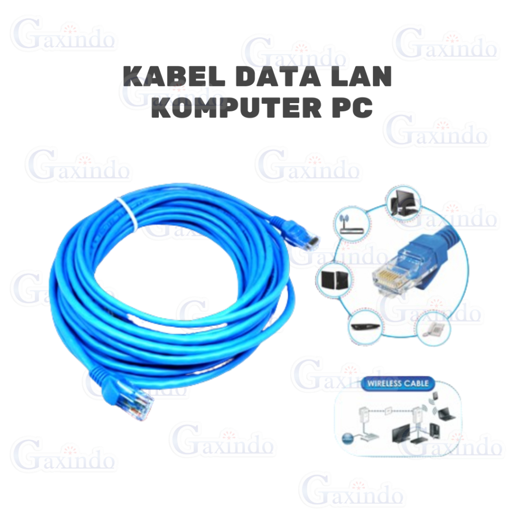 Jual KABEL DATA LAN KOMPUTER PC K2041 2M - 100 METER KABEL LAN WIFI PC ...
