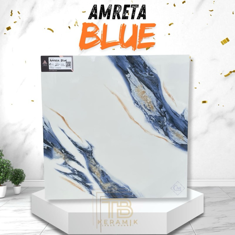 Jual Granit arna amreta blue 60x60 kw1 | Shopee Indonesia