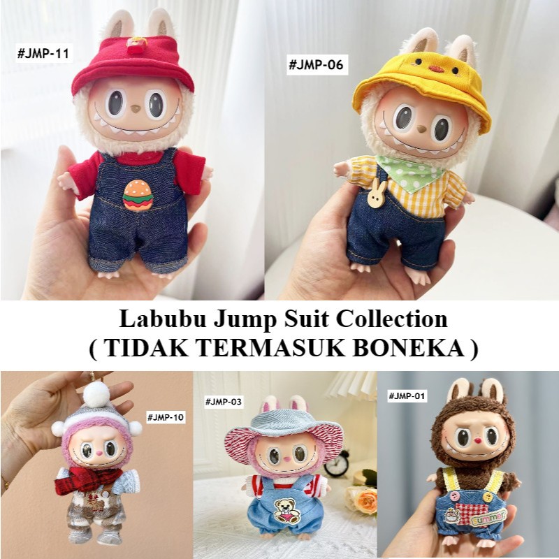 Jual Labubu Jump Suit Clothes Only Baju Boneka Labubu 17cm Setelan Baju ...