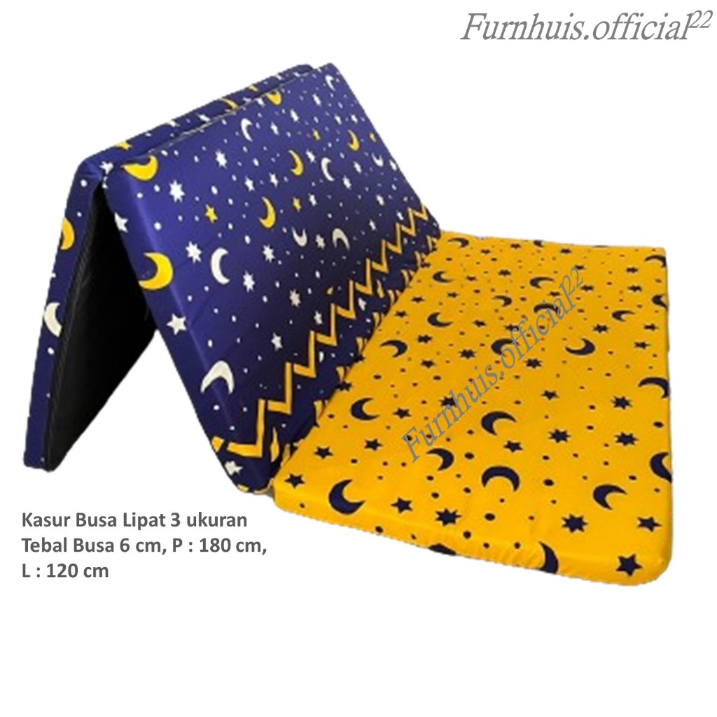 Jual Kasur Lipat Busa Minimalis Uk 120 x 180 x 6 cm Bergaransi 5 Tahun ...