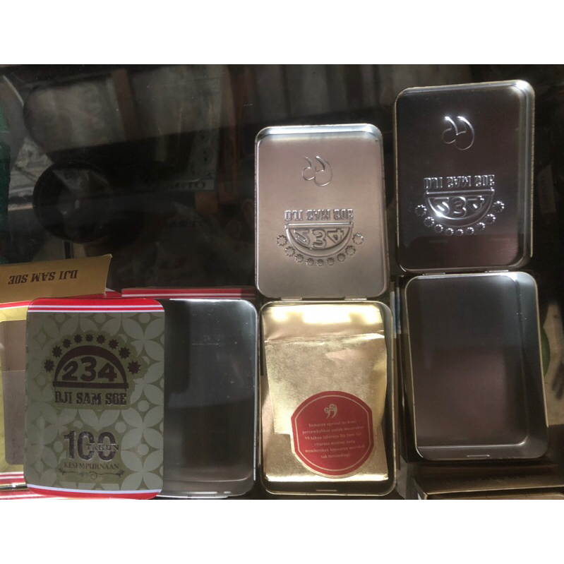 Jual kotak kaleng rokok 234 edisi Anniversary 2 pcs 99th & 100th ...