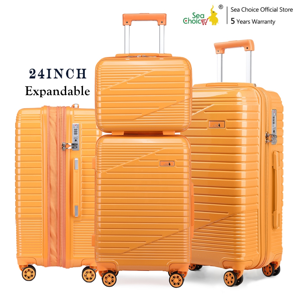 Jual SEA CHOICE Expand Koper set 12+20+24+28 inch size, PC FIBER ...