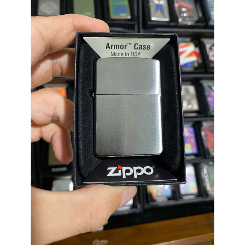 Jual Zippo 162 Chrome Armor Heavy Wall ~ Original 100% Made In USA ...